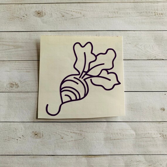Radish Decal Radish Sticker Radish Vinyl Decal Vegetable | Etsy