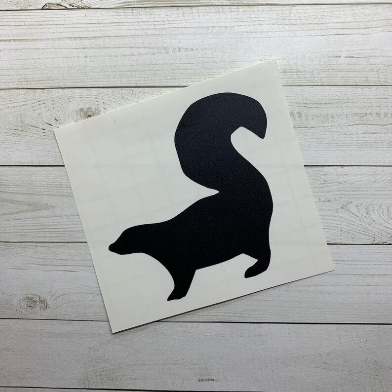 Skunk Sticker Skunk Decal Skunk Vinyl Decal Skunk - Etsy