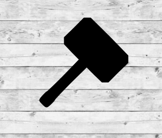 Hammer Decal Hammer Vinyl Decal Hammer Sticker Tool | Etsy