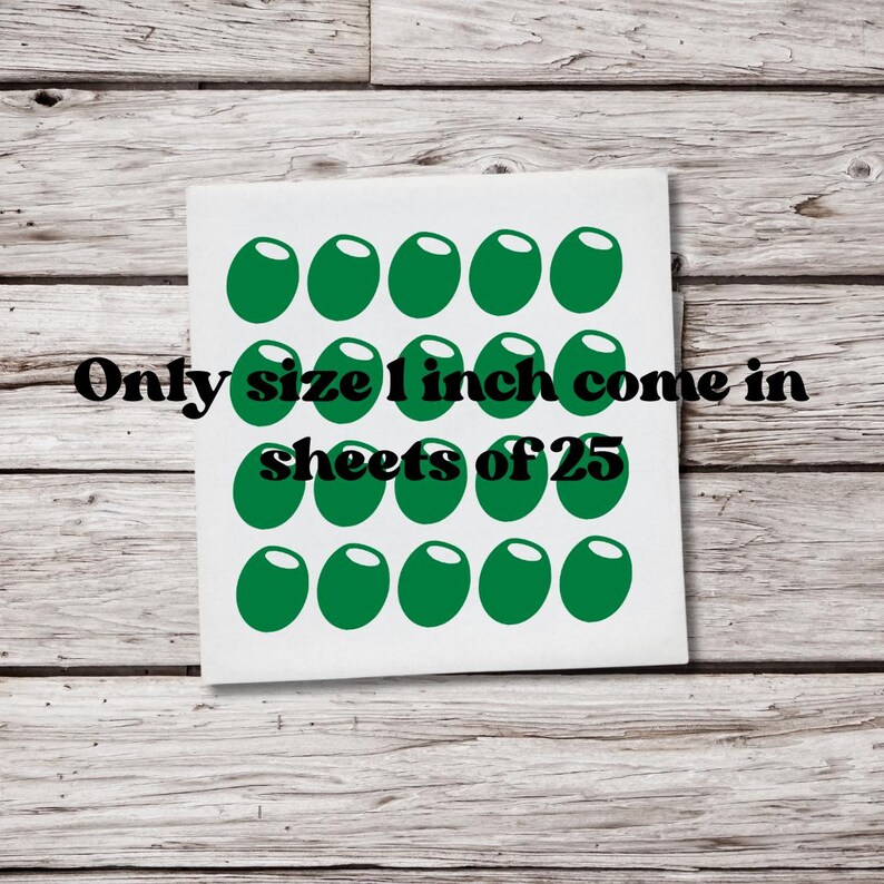 Olive Decal, Olive Sticker, Olive Vinyl Decal, Plant Decal, Food Decal ...