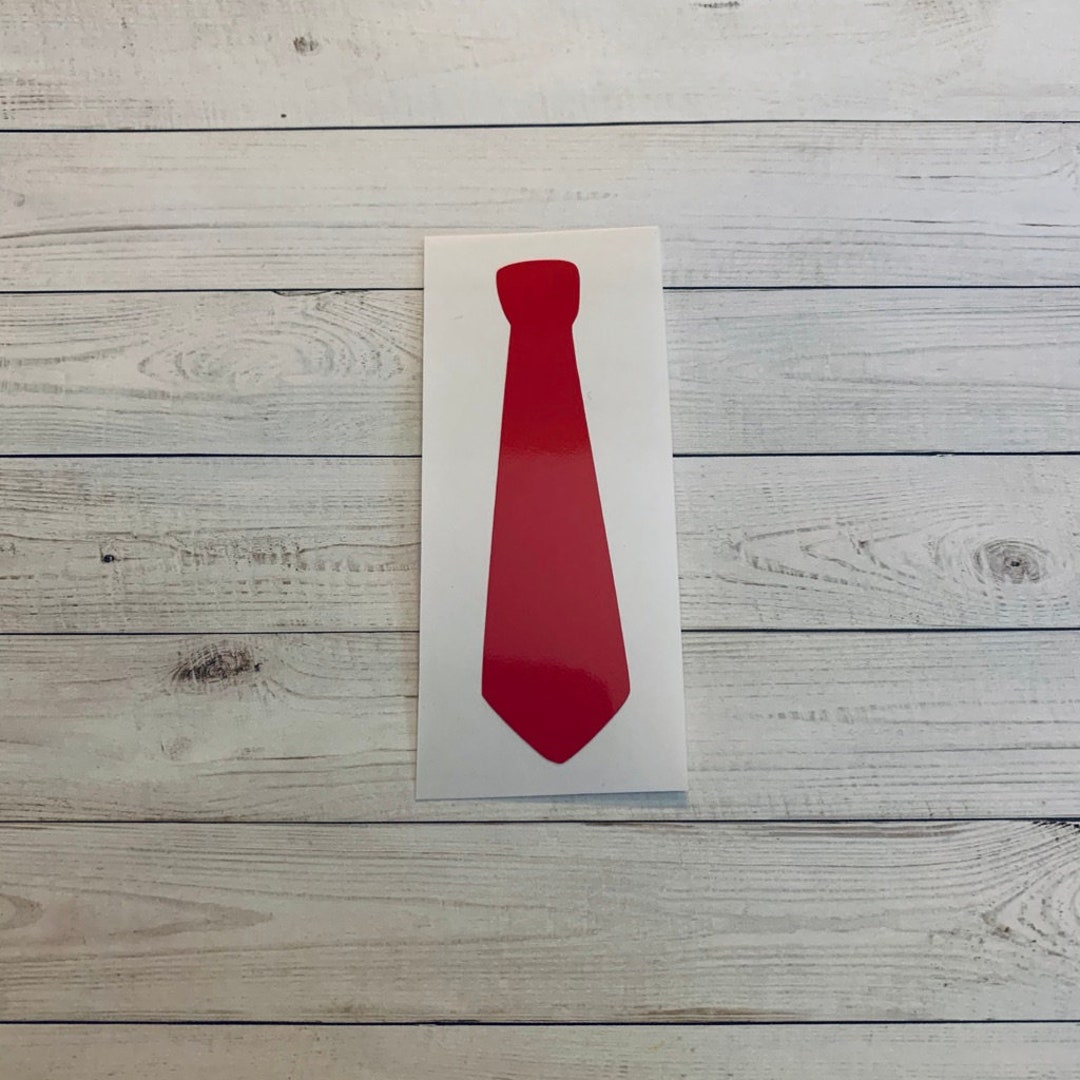 Tie Decal | Tie Vinyl Decal | Tie Sticker | Tie Decoration | Fashion ...