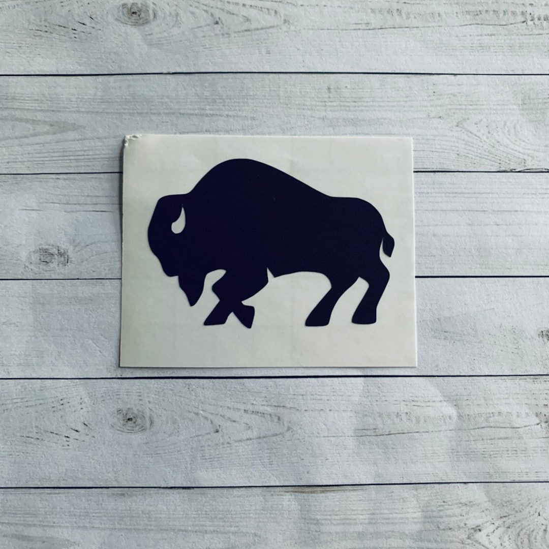 Buffalo Decal | Buffalo Sticker | Buffalo Vinyl Decal | Bison Decal ...