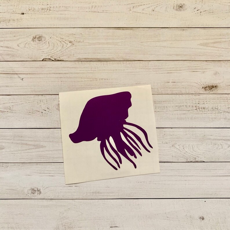 Jelly Fish Decal Jelly Fish Vinyl Decal Jelly Fish Sticker | Etsy
