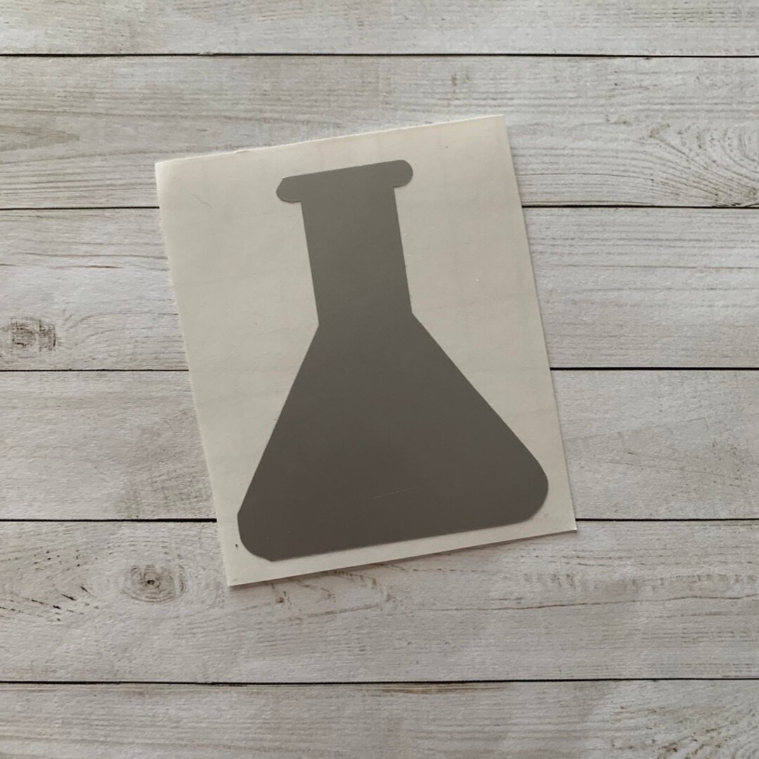 Beaker Decal | Beaker Vinyl Decal | Beaker Sticker | Science Decal ...
