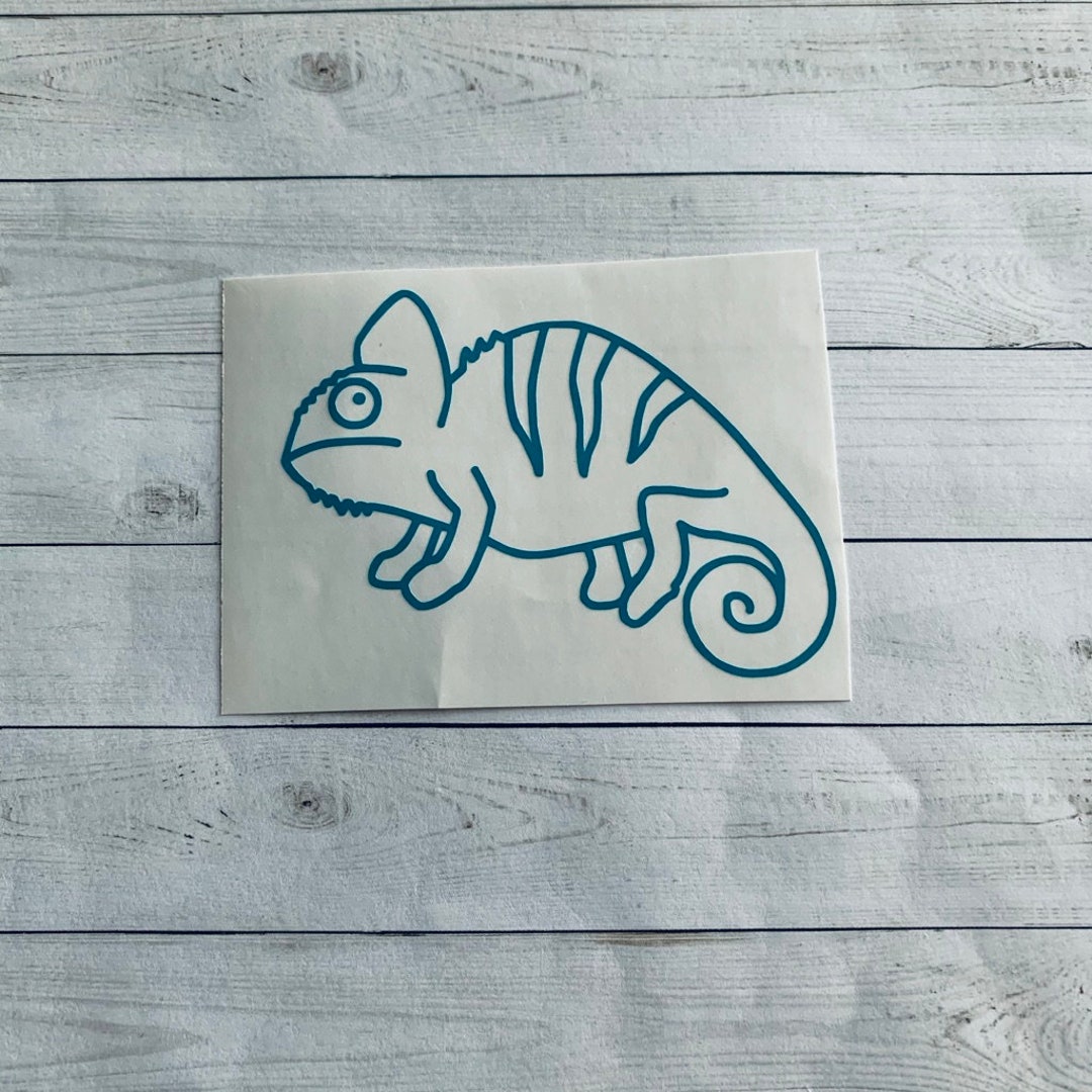 Chameleon Decal | Chameleon Sticker | Chameleon Decoration | Lizard ...