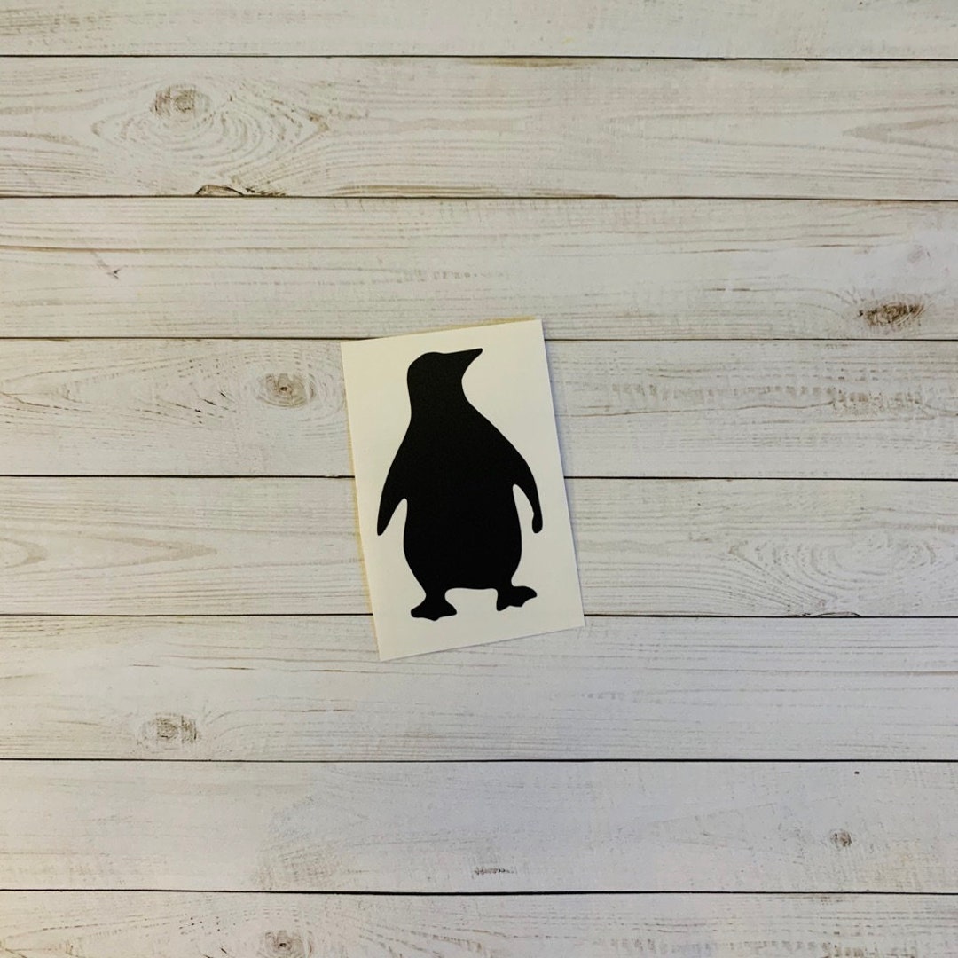 Penguin Decal | Penguin Vinyl Decal | Penguin Sticker | Bird Decal ...