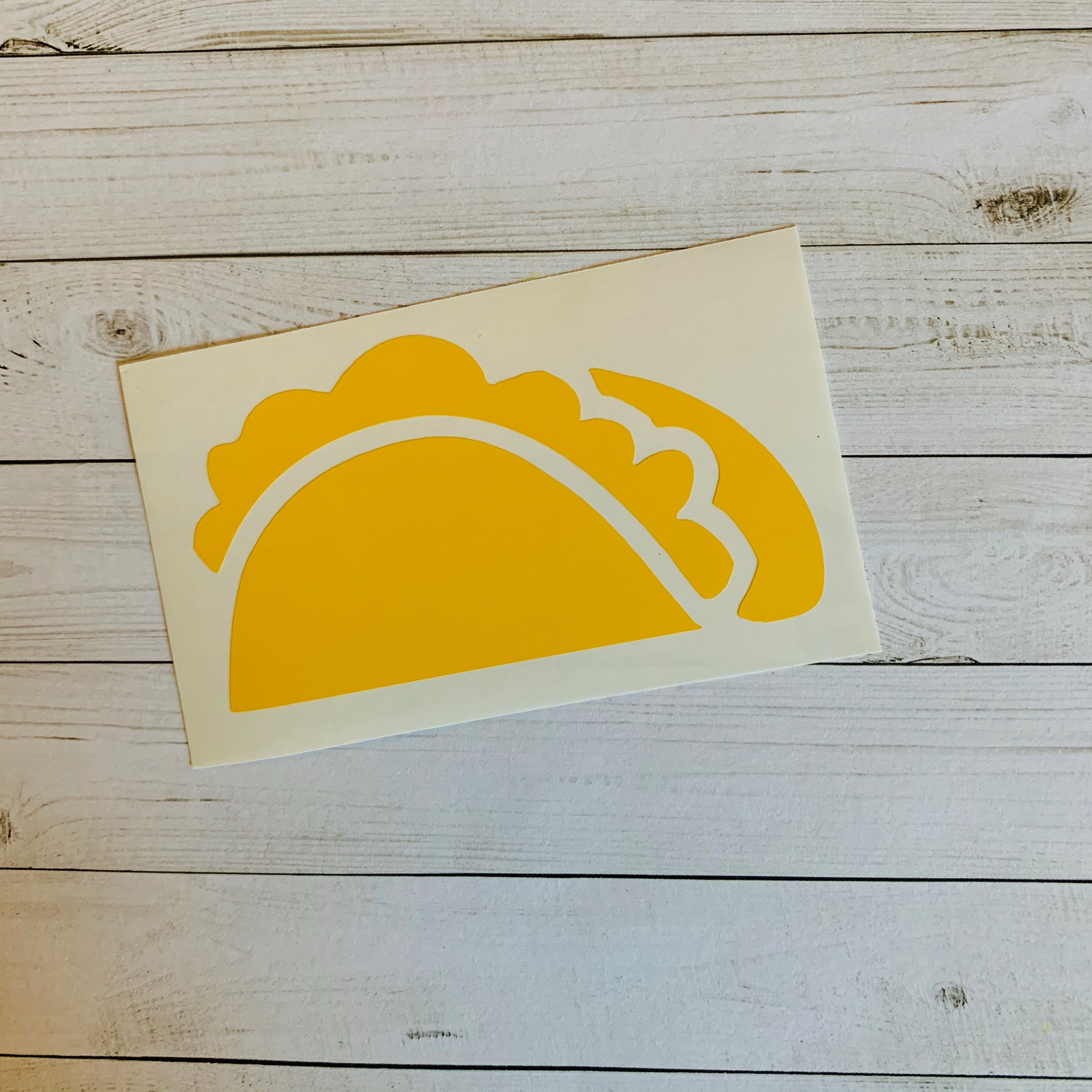 Taco Decal Taco Vinyl Decal Taco Sticker Taco Theme | Etsy
