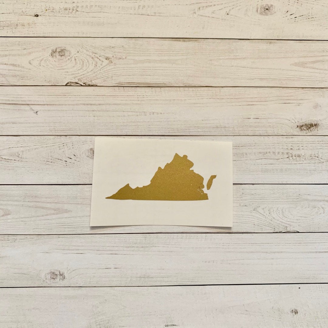 Virginia State Decal | Virginia State Decal | Virginia Vinyl Decal ...