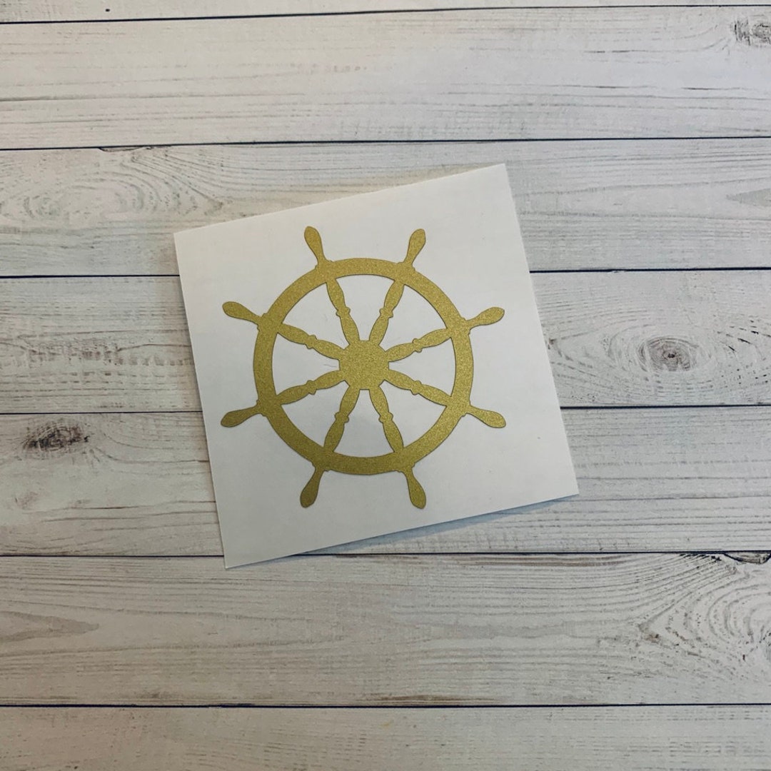 Ships Wheel Decal | Ships Wheel Sticker | Ship Decal | Ship Sticker ...
