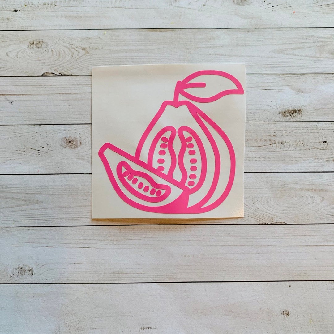 Guava Decal Guava Sticker Guava Decoration Fruit Decal - Etsy