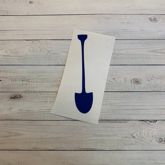 Shovel Decal Shovel Vinyl Decal Shovel Sticker Tool | Etsy