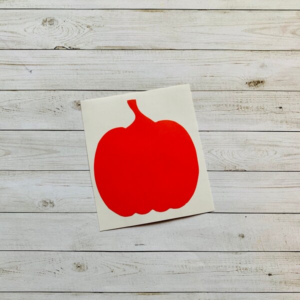 Pumpkin Decal - Etsy