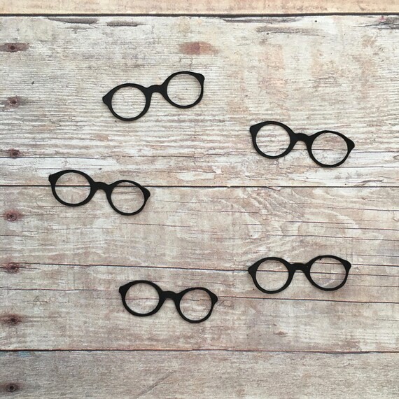 Glasses Confetti Glasses Cut Out Glasses Decoration - Etsy