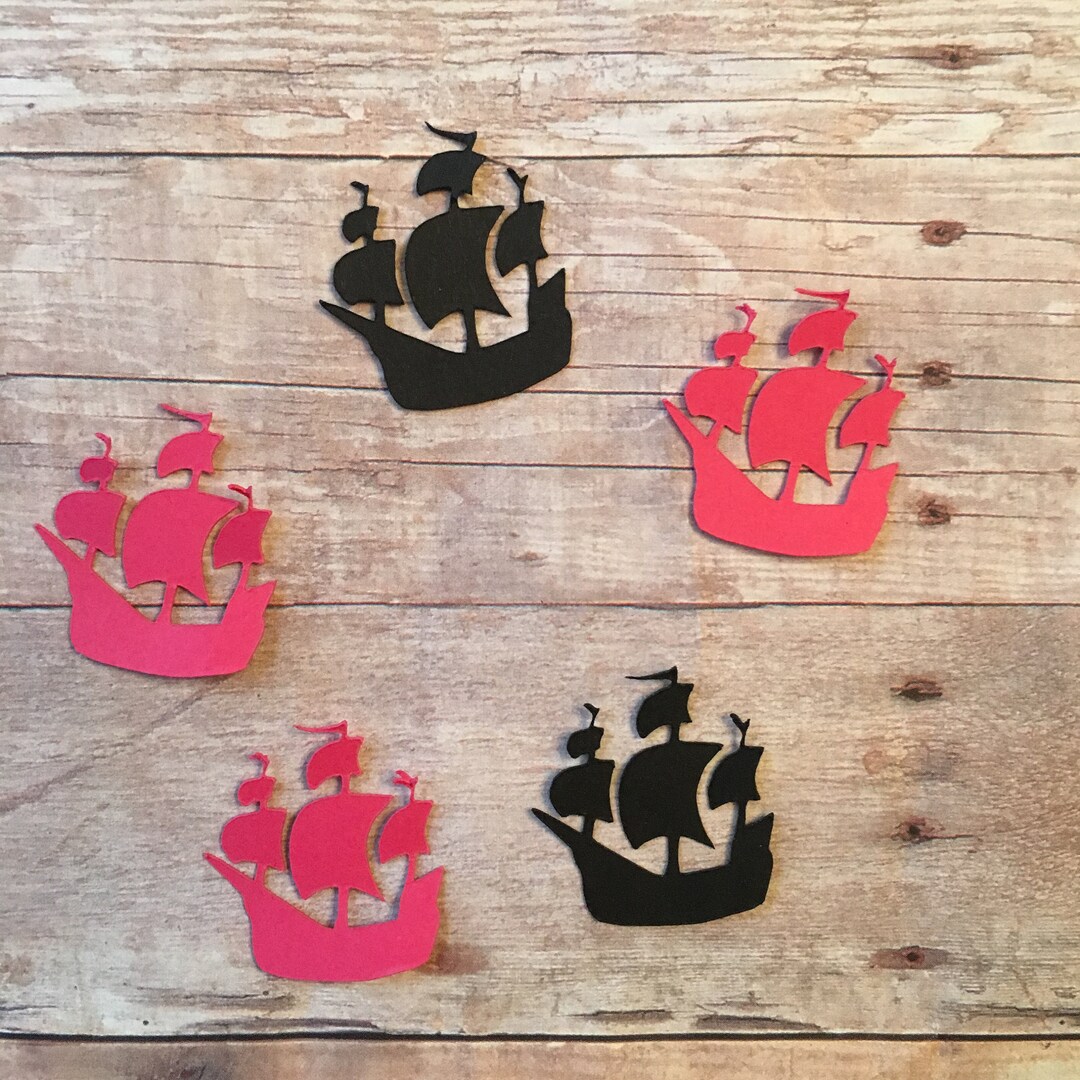 Pirate Ship Confetti | Pirate Ship Cut Out | Pirate Ship Decoration ...