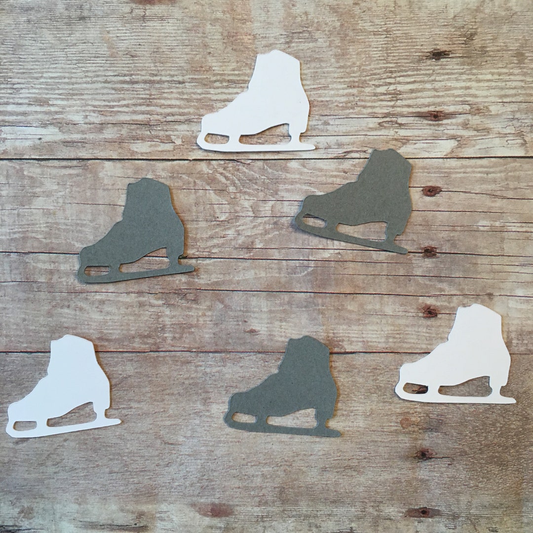 Ice Skate Confetti | Ice Skate Cut Out | Ice Skate Decoration | Winter ...