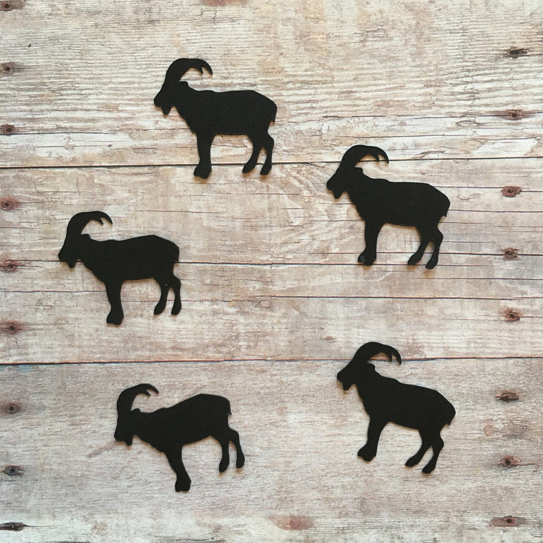 Mountain Goat Confetti | Goat Cut Outs | Goat Confetti | Mountain Theme ...