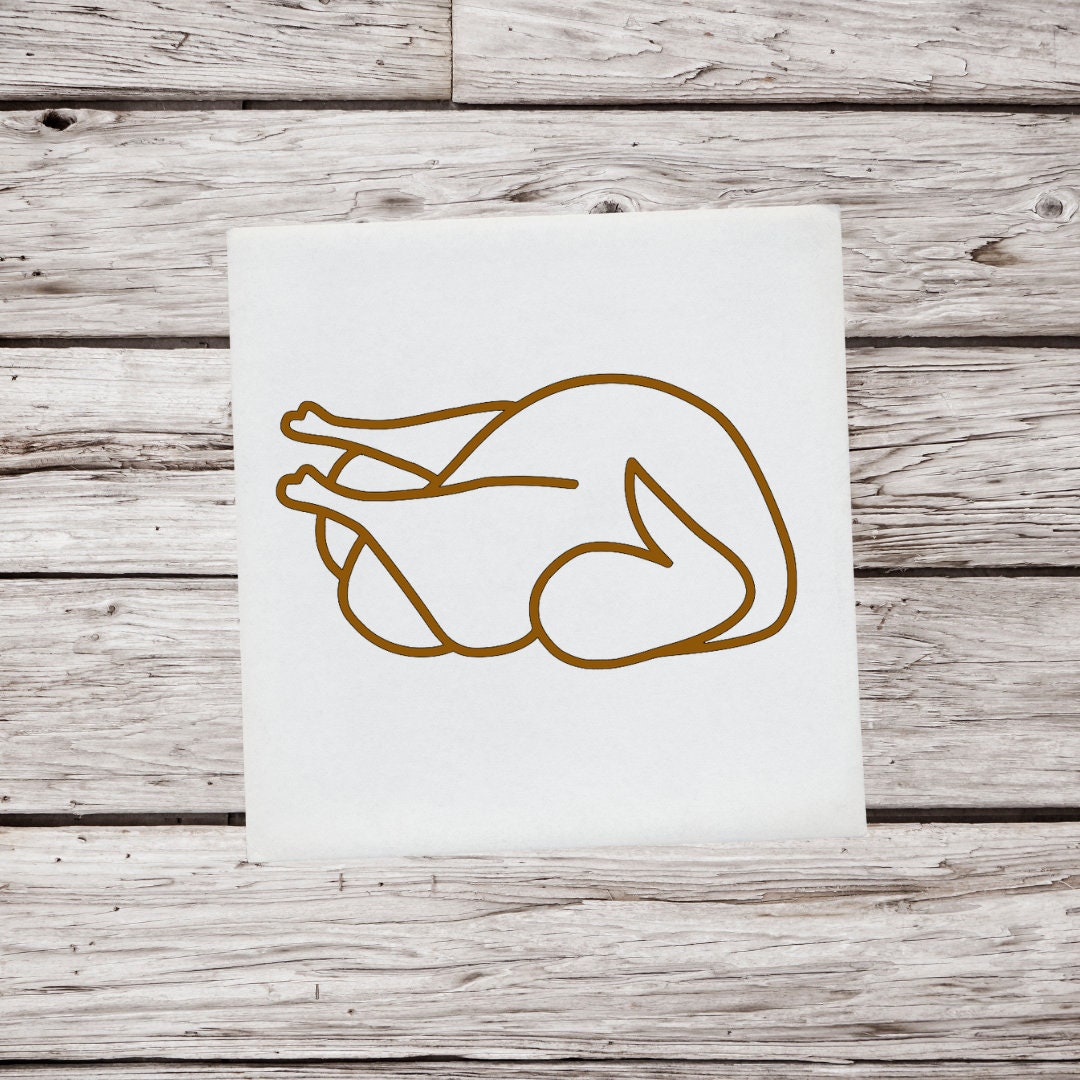 Turkey Decal | Turkey Vinyl Decal | Turkey Sticker | Roast Turkey Decal ...