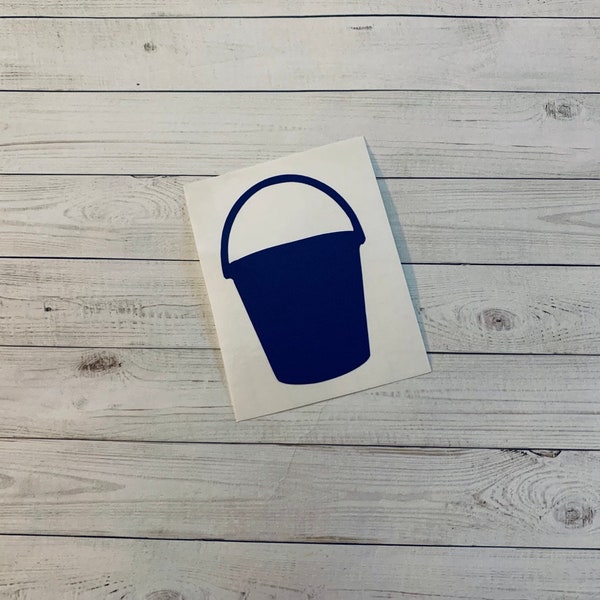 Bucket Decal - Etsy