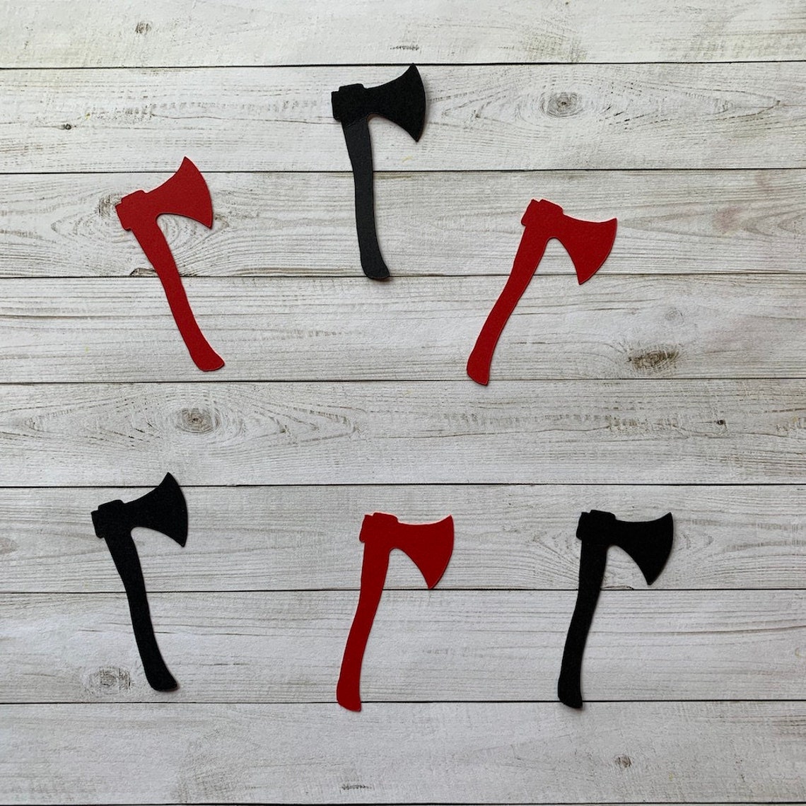 Ax Confetti Set Ax Confetti Ax Cut Out Ax Decoration - Etsy
