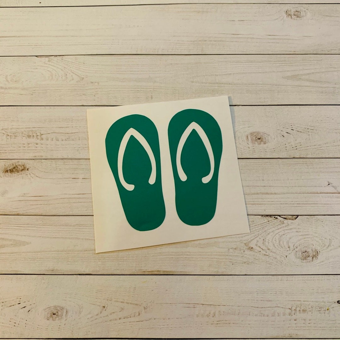 Sandals Decal | Sandals Vinyl Decal | Sandals Sticker | Shoes Decal ...