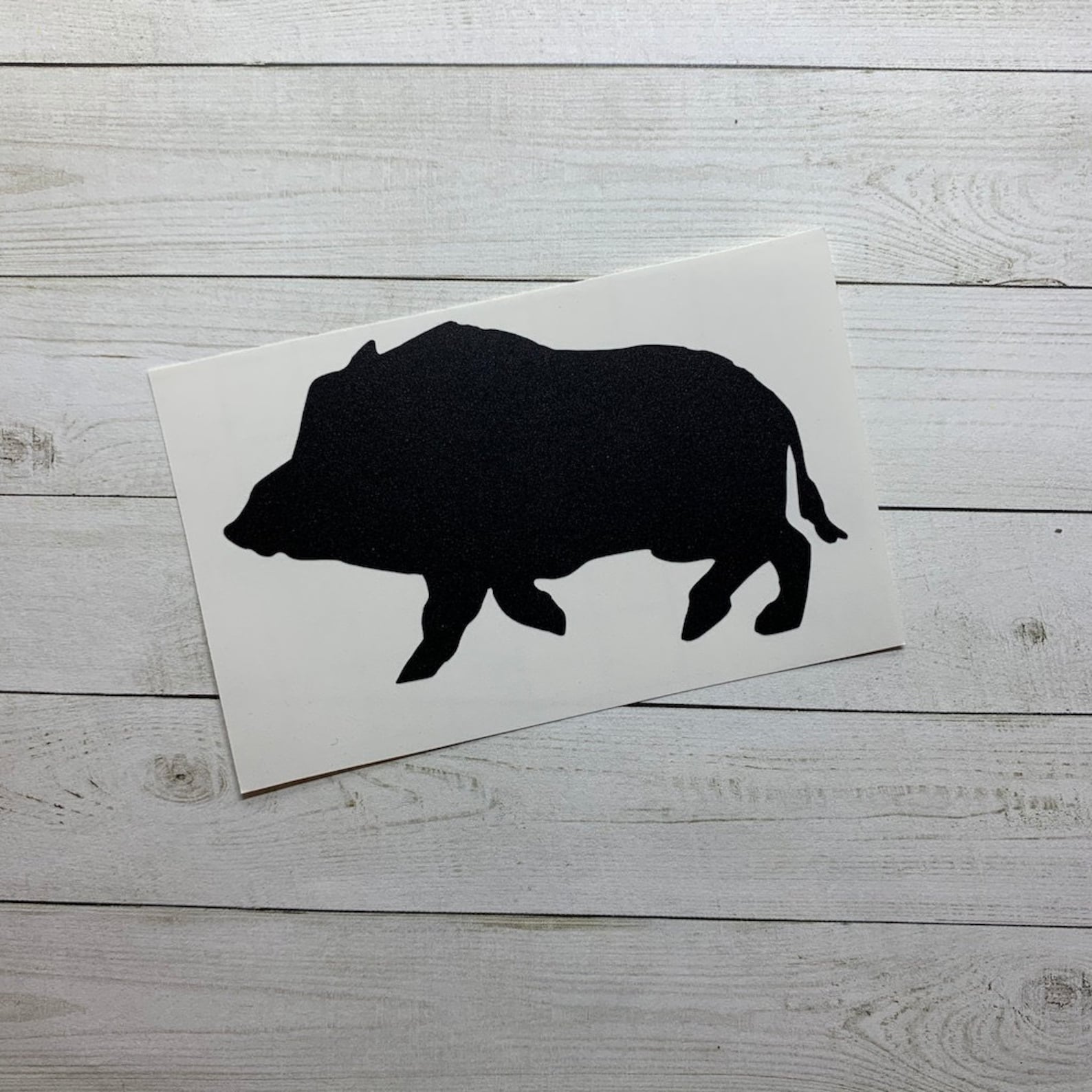 Boar Decal Boar Sticker Boar Vinyl Decal Wild Boar Decal - Etsy
