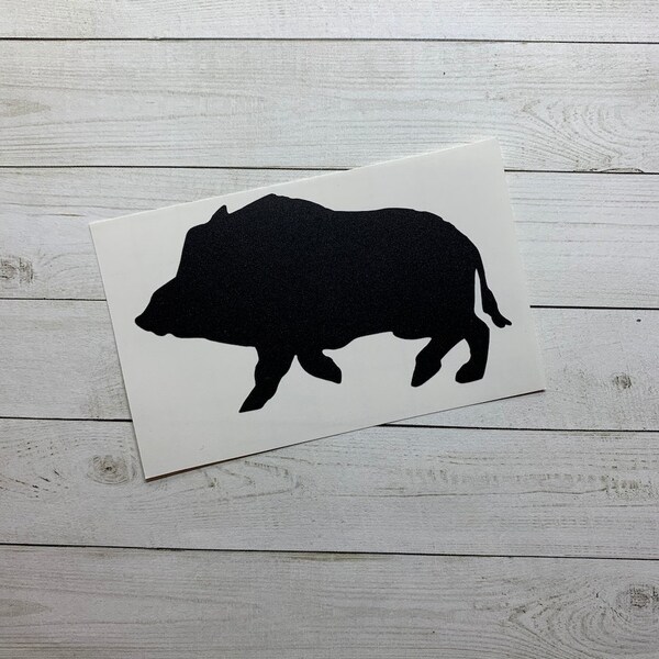 Wild Boar Silhouette - Etsy