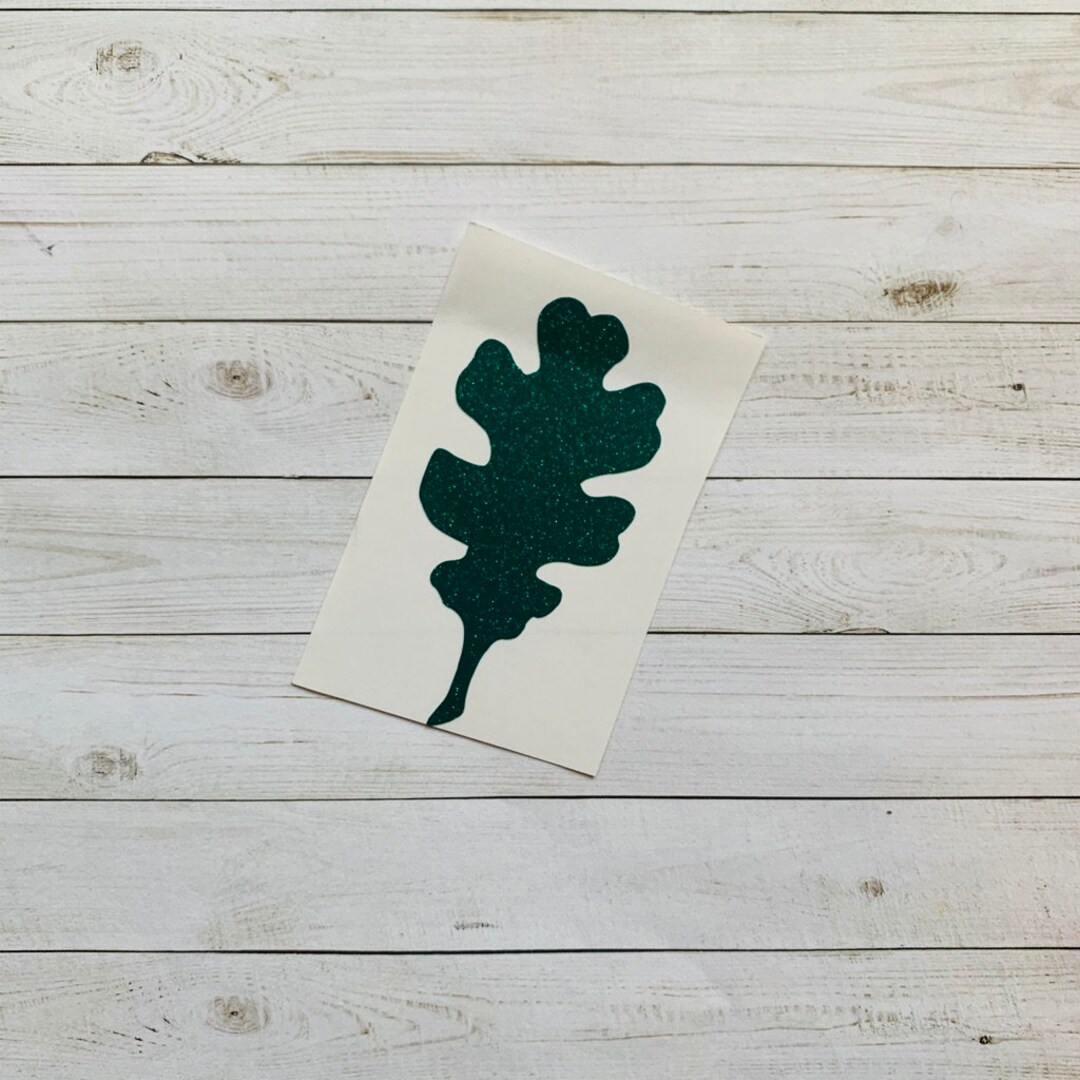 Oak Leaf Decal Oak Leaf Vinyl Decal Oak Leaf Sticker - Etsy