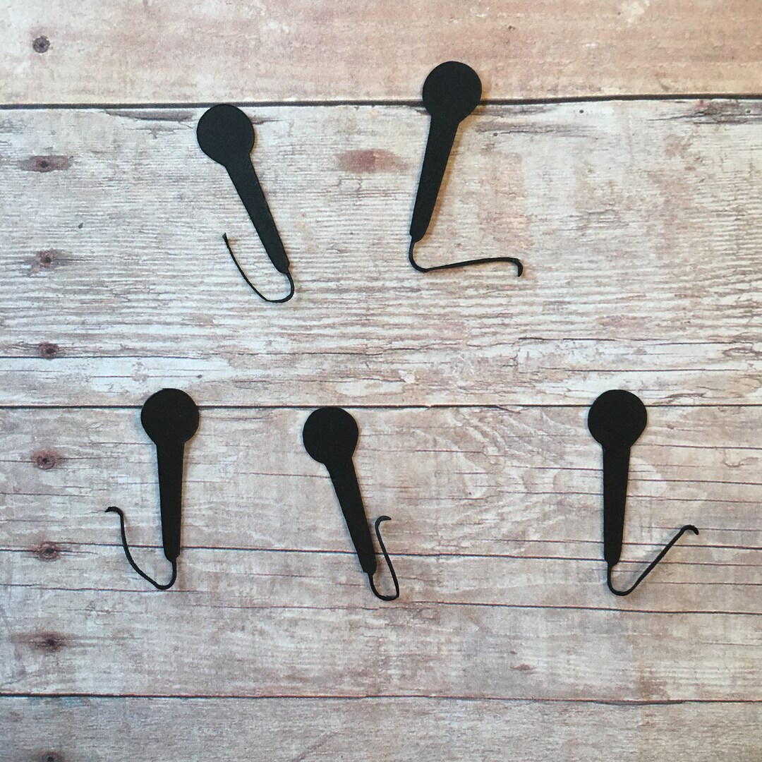 Microphone Confetti | Microphone Cut Out | Microphone Decoration ...