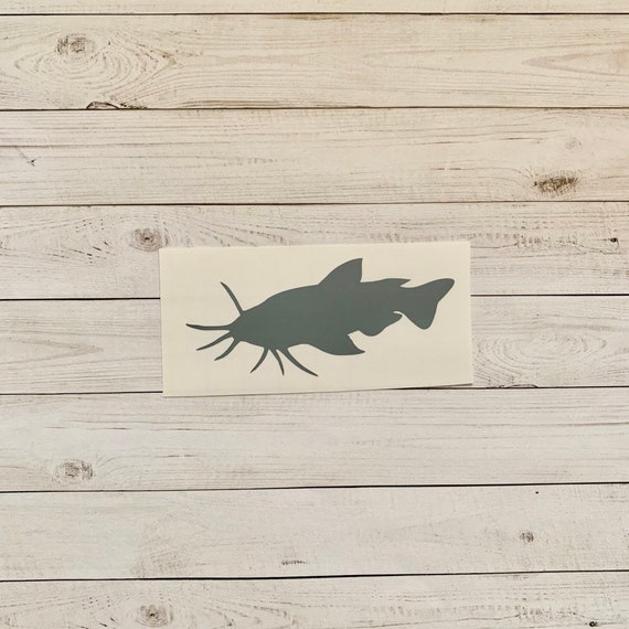 Catfish Decal Catfish Vinyl Decal Catfish Sticker Fish - Etsy