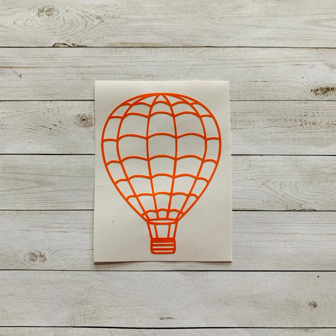 Hot Air Balloon Decal | Hot Air Balloon Sticker | Hot Air Balloon ...