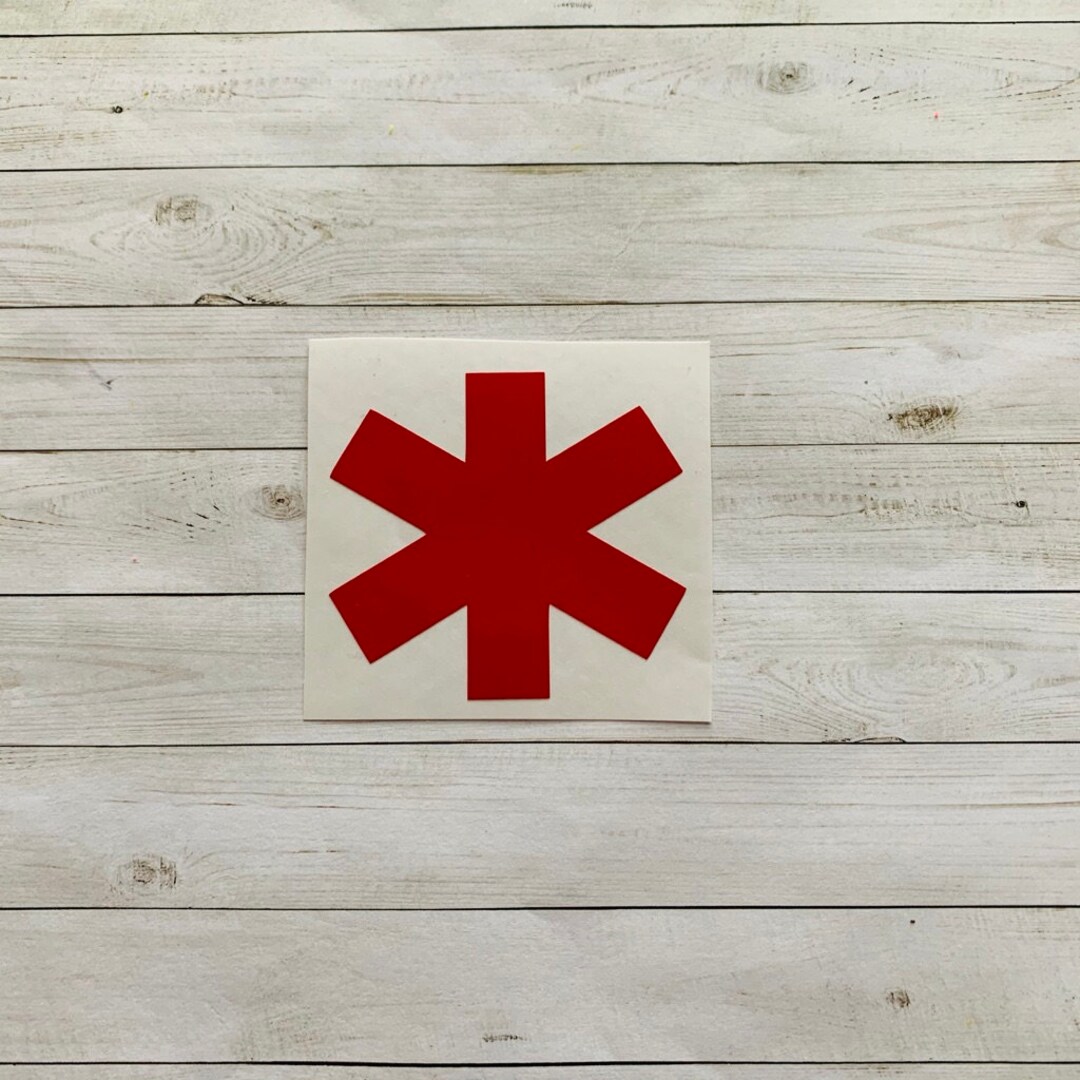 Star of Life Decal | EMS Decal | Medical Symbol Decal | Nurse Decal ...