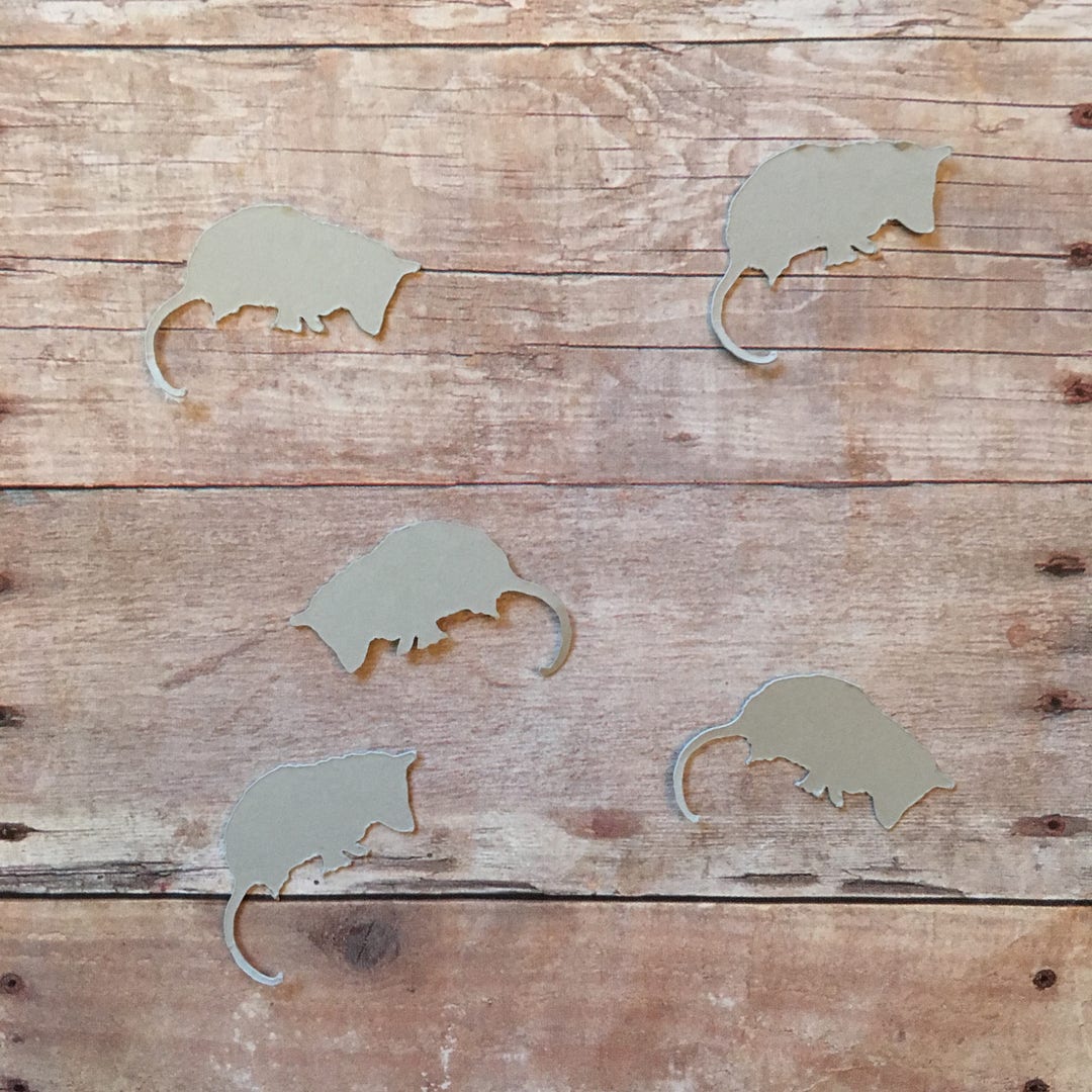 Opossum Confetti | Opossum Cut Outs | Opossum Decoration | Woodland ...