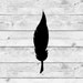 Feather Decal Feather Vinyl Decal Feather Sticker Bird - Etsy