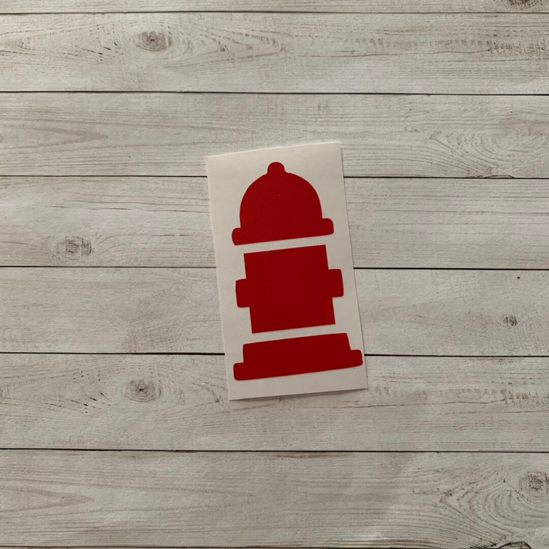 Fire Hydrant Decal | Fire Hydrant Vinyl Decal | Fire Hydrant Sticker ...