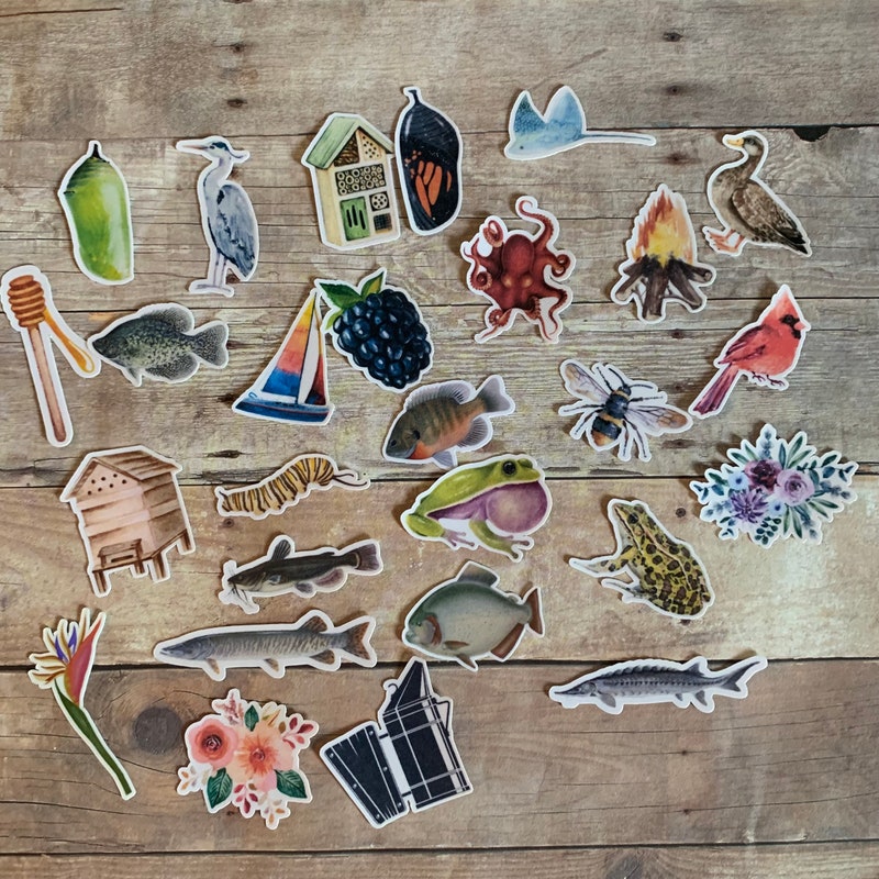 Small Mini Stickers - Etsy