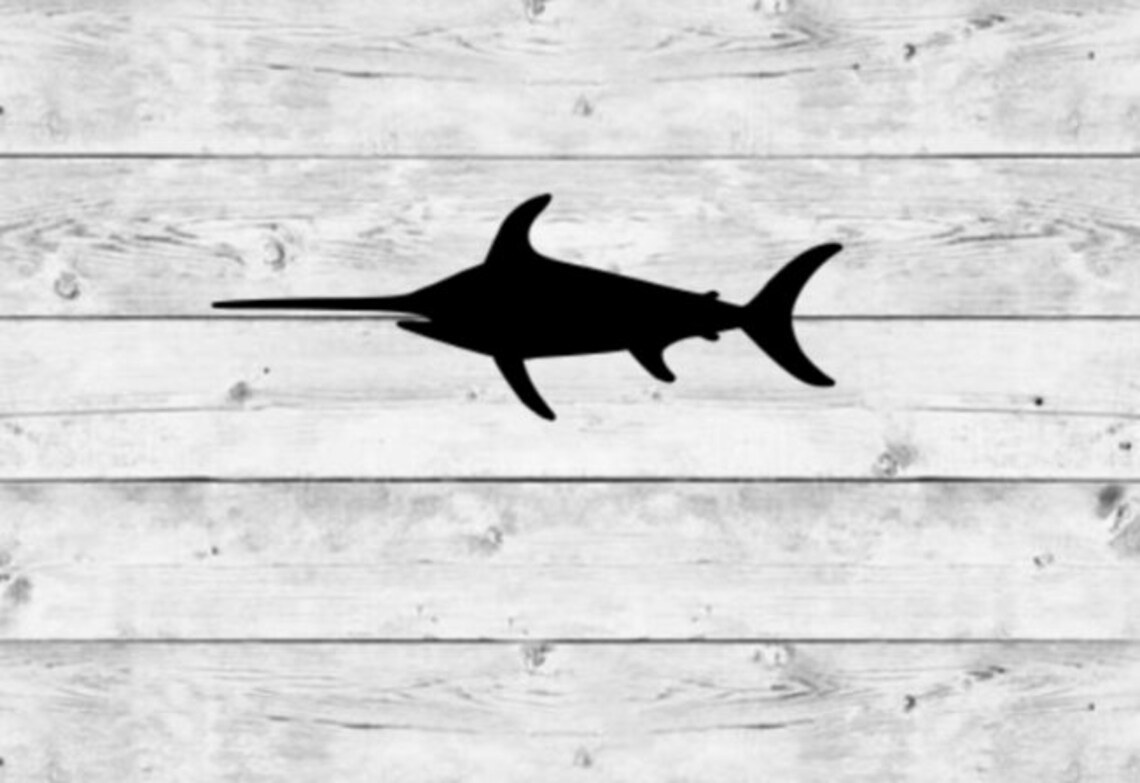 Swordfish Decal Swordfish Vinyl Decal Swordfish Sticker | Etsy
