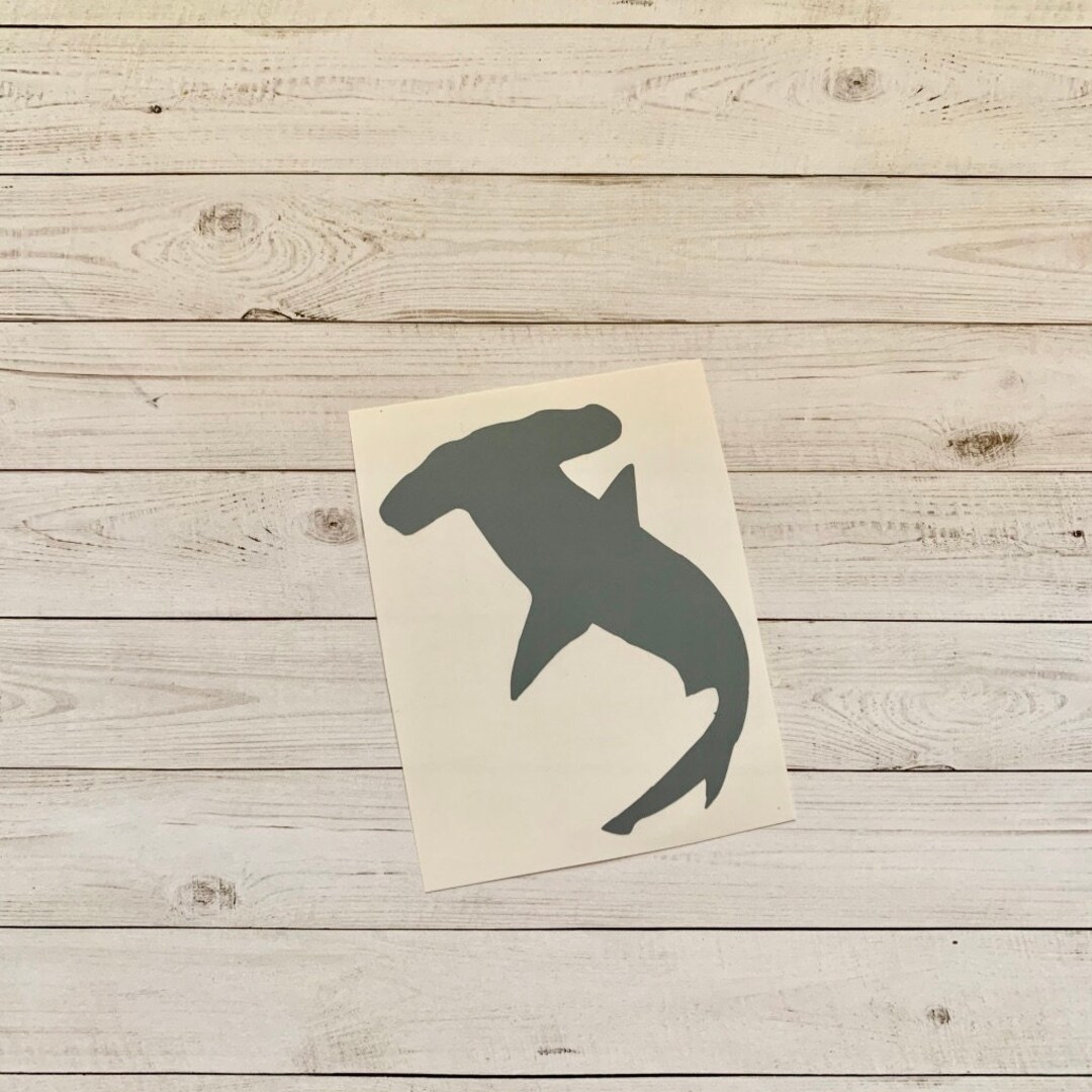 Hammerhead Shark Decal | Hammerhead Vinyl Decal | Hammerhead Sticker ...