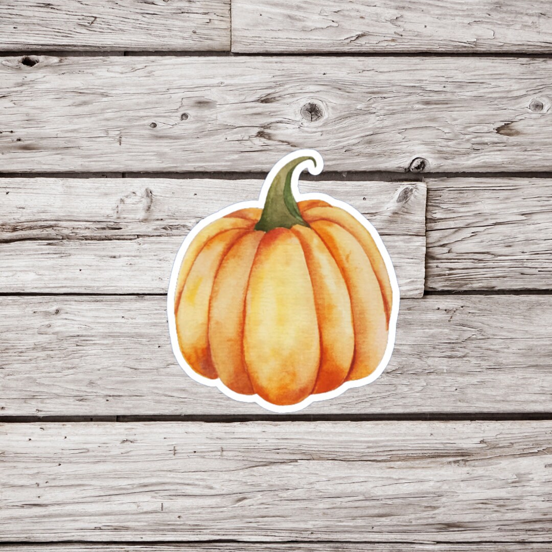 Pumpkin Sticker, Squash Sticker, Gourd Sticker, Garden Sticker, Fall ...