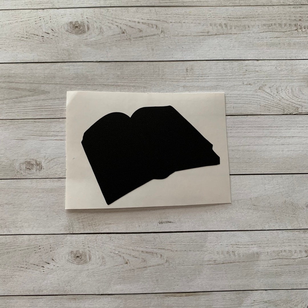 Book Decal Book Vinyl Decal Book Sticker Reading Decal Reading Sticker ...