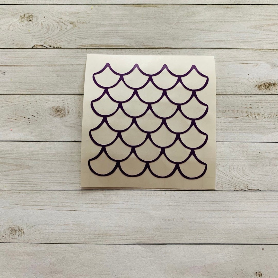 Fish Scales Decal | Scale Decal | Mermaid Scales | Fish Decal | Fish ...