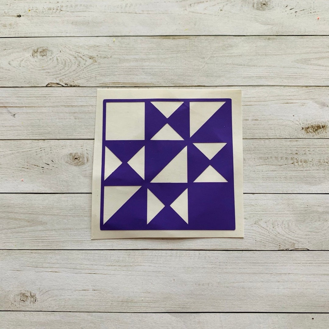 Quilt Square Decal | Quilt Decal | Quilting Decal | Quilt Block Decal ...