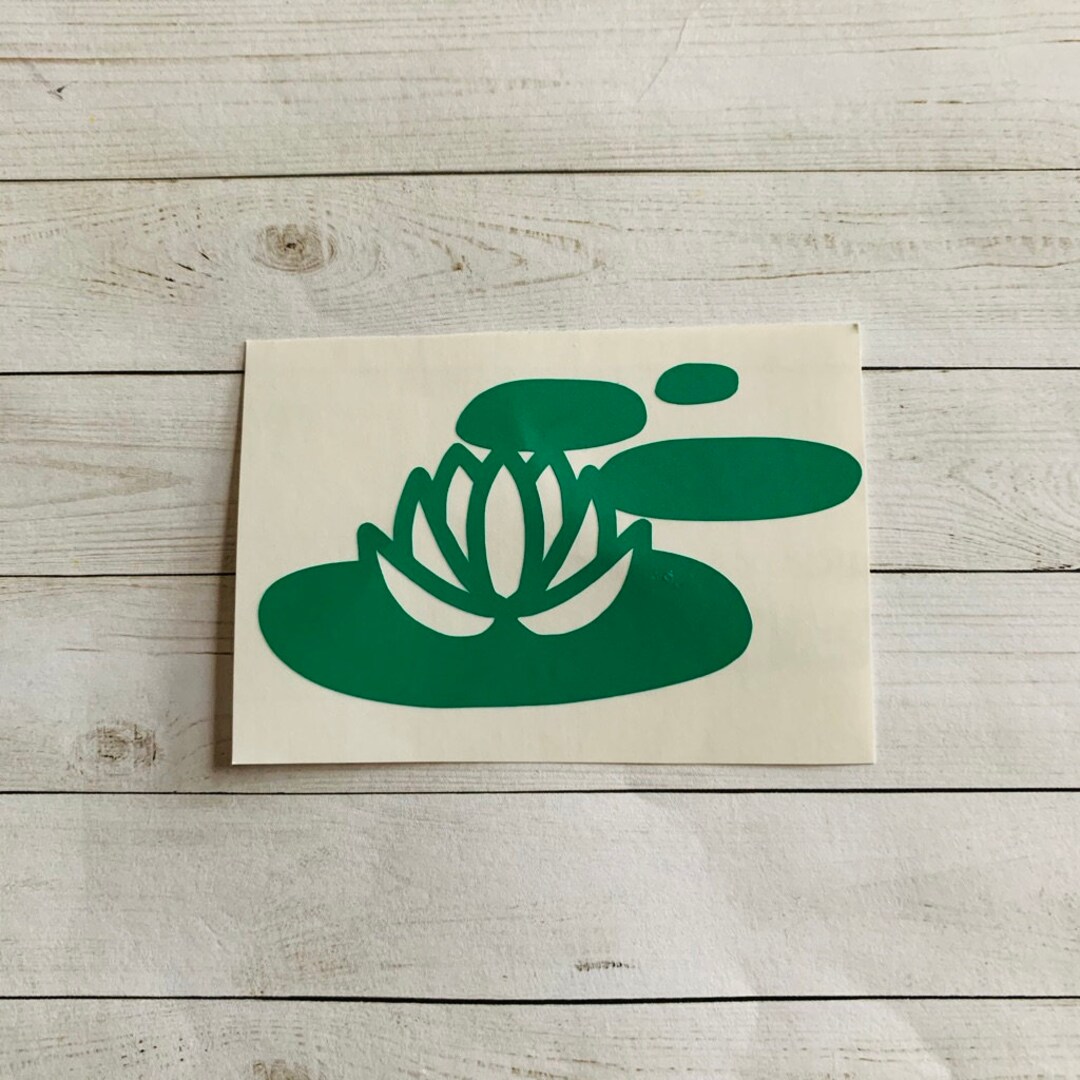 Lily Pad Decal Lily Pads Decal Water Lilies Sticker - Etsy