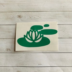Lily Pad Decal Lily Pads Decal Water Lilies Sticker - Etsy