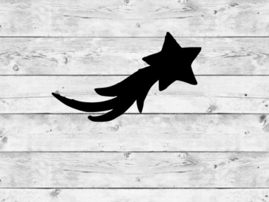 Shooting Star Decal Shooting Star Vinyl Decal Shooting - Etsy