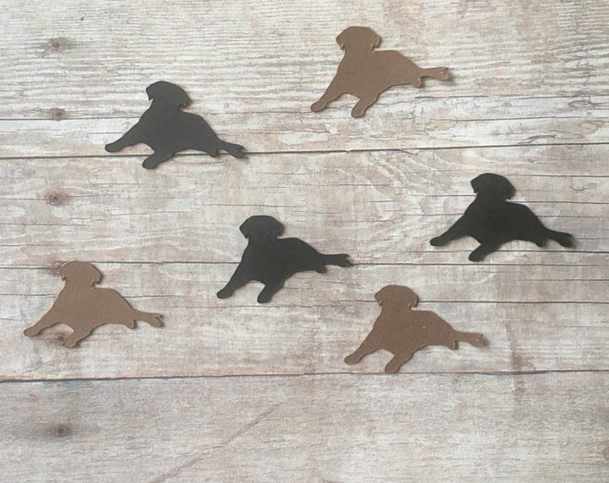 Lab Confetti | Lab Cut Out | Lab Decoration | Labrador Confetti | Dog ...