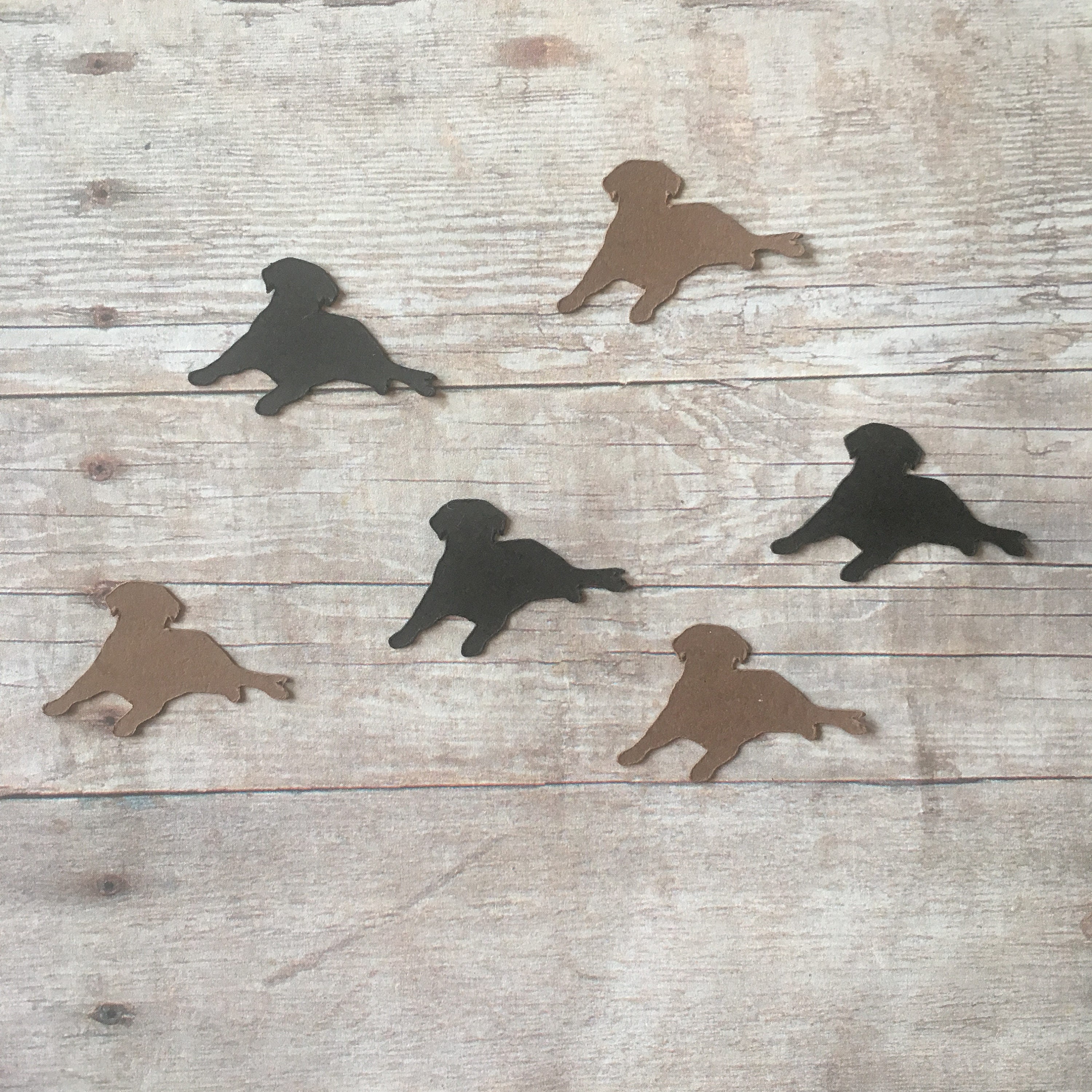 Lab Confetti | Lab Cut Out | Lab Decoration | Labrador Confetti | Dog ...