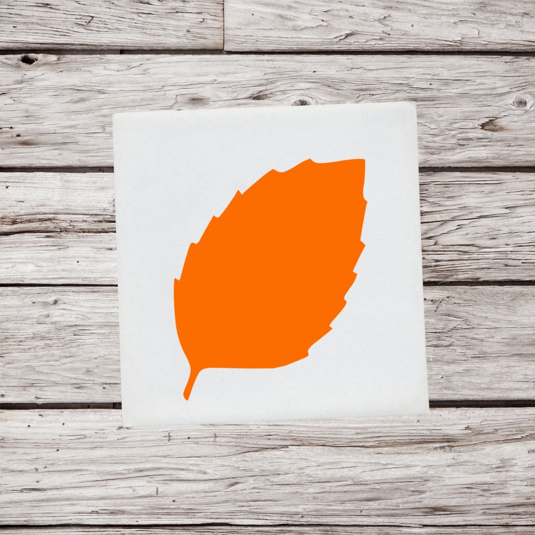 Leaf Decal, Leaf Sticker, Fall Leaf Decal, Leaf Vinyl Decal, Plant ...