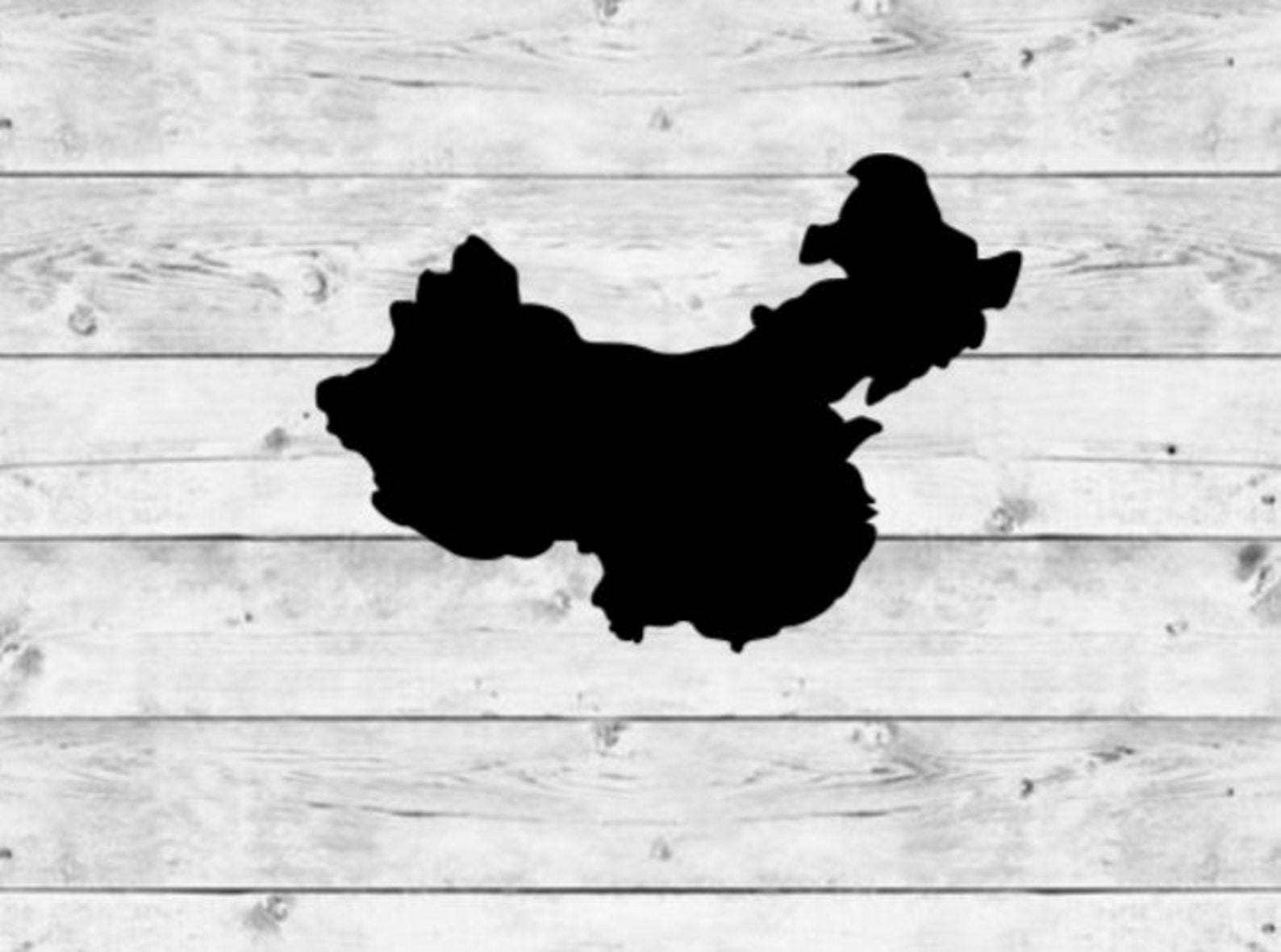 China Decal China Vinyl Decal China Sticker Continent | Etsy
