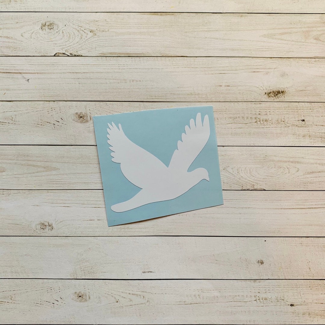 Dove Decal | Dove Vinyl Decal | Dove Sticker | Bird Sticker | Bird ...
