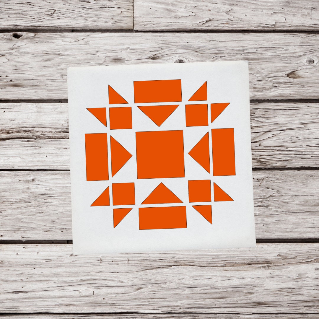 Quilt Square Decal | Quilt Decal | Quilting Decal | Quilt Block Decal ...